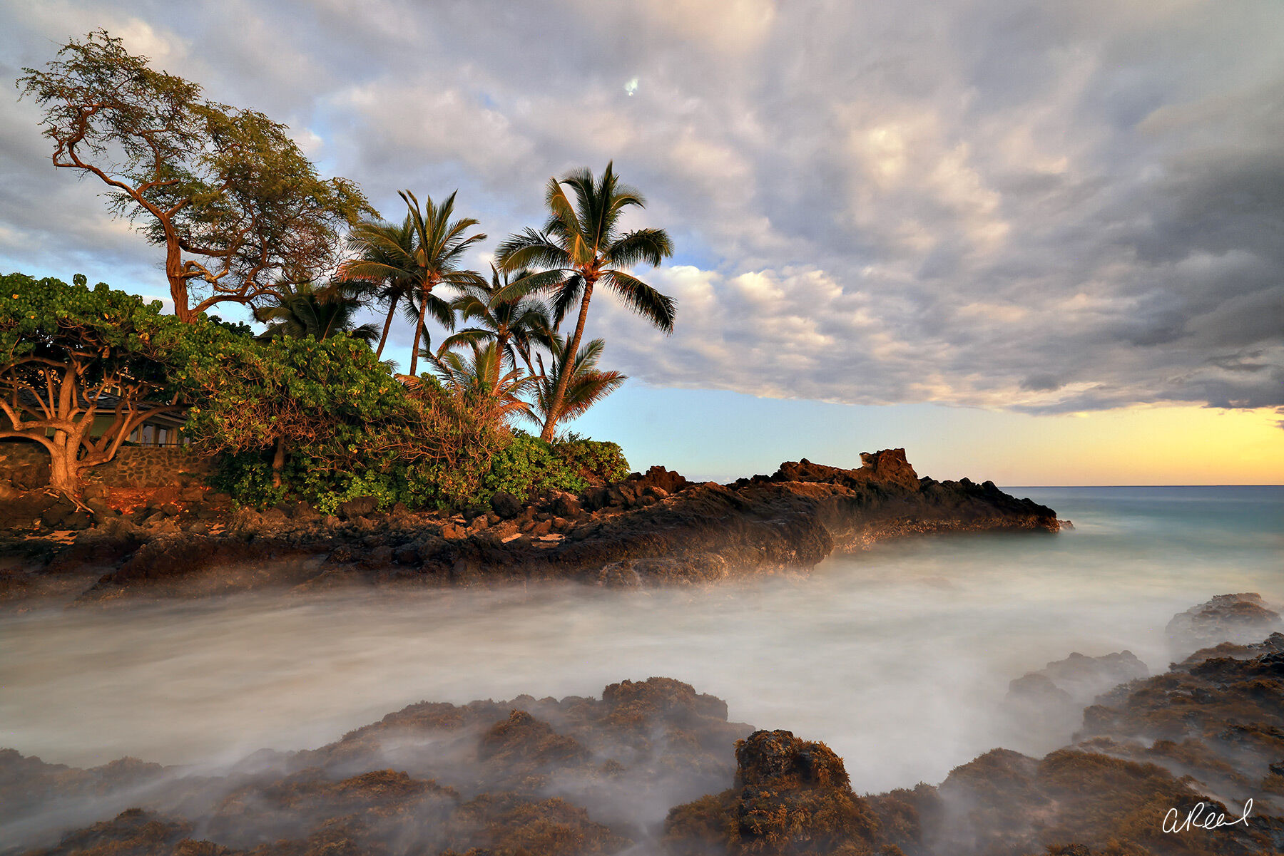 Liquid Smoke | Secret Beach, Maui | Fine Art Prints By Aaron Reed